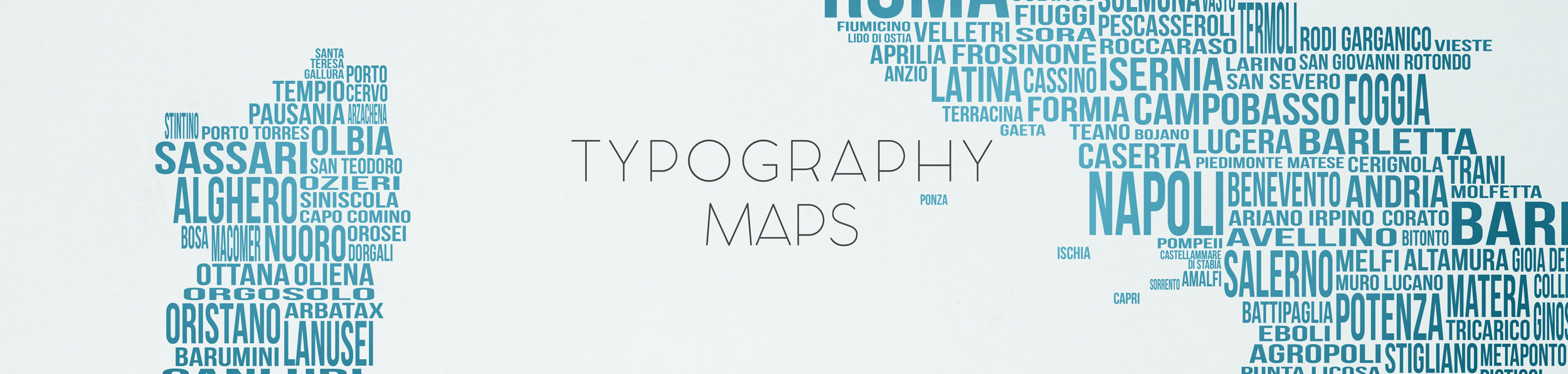 Typography Maps – CartoCreative